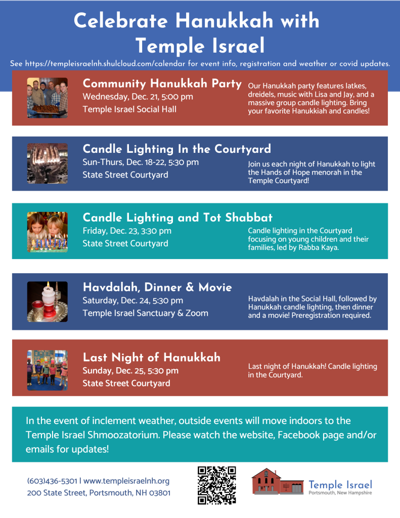 Chanukah 2022 | Temple Israel
